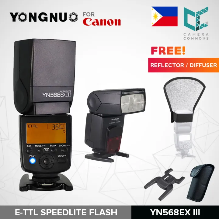 Yongnuo YN568EX III Speedlite TTL Flash for Canon Cameras Studio ...