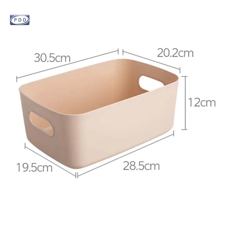 PDD Desktop Plastic Box Storage Box Plastic Organizer Container for ...