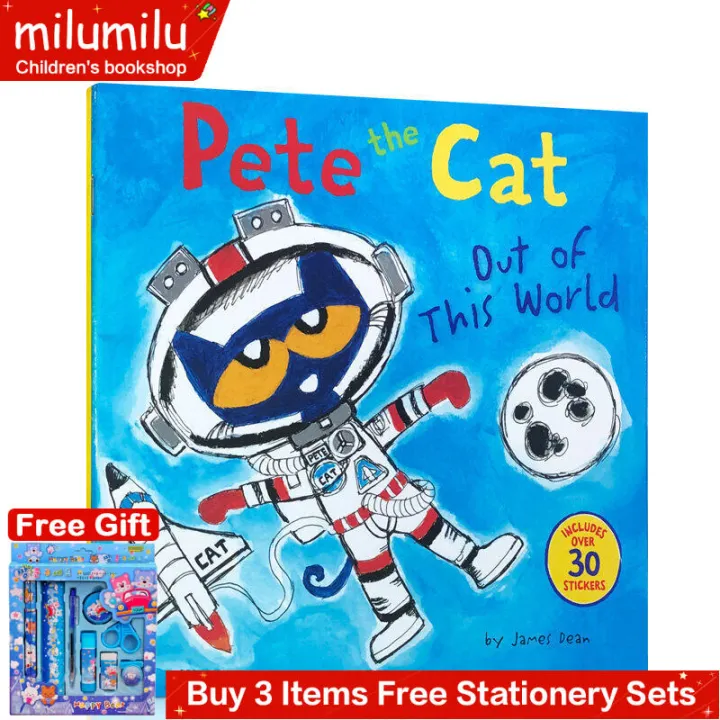 Pete The Cat Out of This World Original English Picture Book for Kids ...