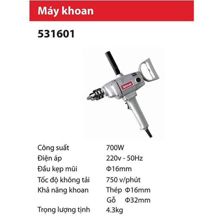 Máy Khoan Sencan 531601 Công Suất 700W - Hàng Chính Hãng | Lazada.vn