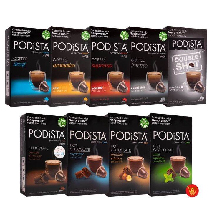 READY STOCK PODiSTA Coffee Chocolate Nespresso OriginalLine Compatible ...