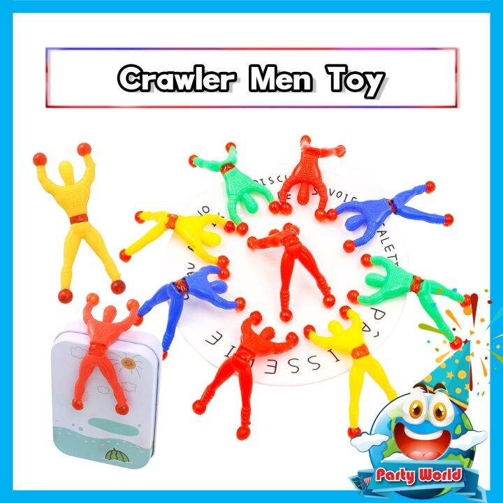 🎉 Sticky Wall Toys Window Crawler Man Sticky Stretchy Wall Climbers ...
