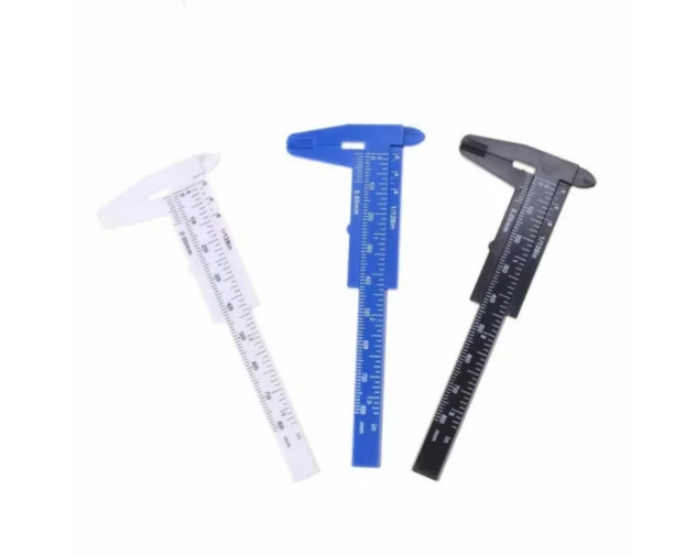 Penggaris Sketmat Mini Plastik PVC Vernier Caliper 80mm Sigmat Jangka ...