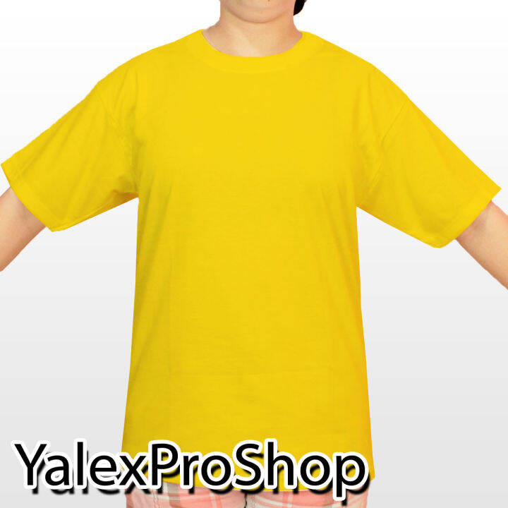 YALEX PLAIN T-SHIRTS/OVERSIZED T-SHIRTS/YELLOW ORANGE CREAM RUST ...