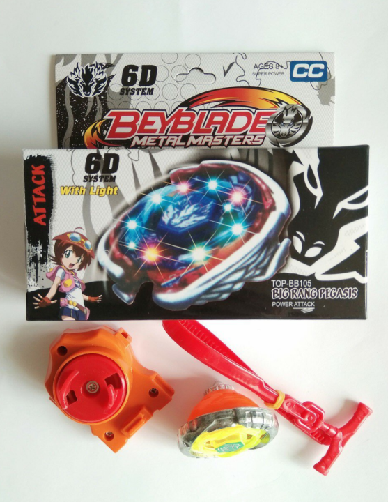 6D System Beyblade With Lights Metal Masters beyblade toy | Lazada PH