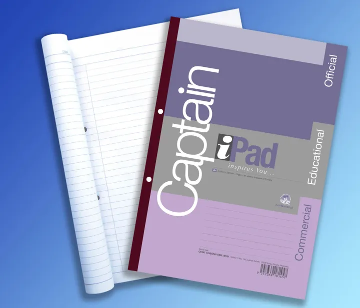 CAPTAIN Testpad Test Pad Notebooks Notepads 80GSM / 80 Sheets 80's ...