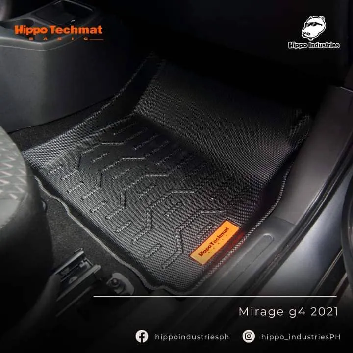 Mitsubishi Mirage G4 / Hatchback Basic Hippo Techmat Deep Dish Matting ...