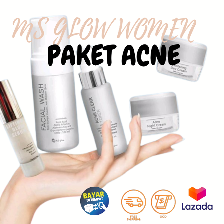 COD// PAKET MS GLOW ACNE produk original | Lazada Indonesia