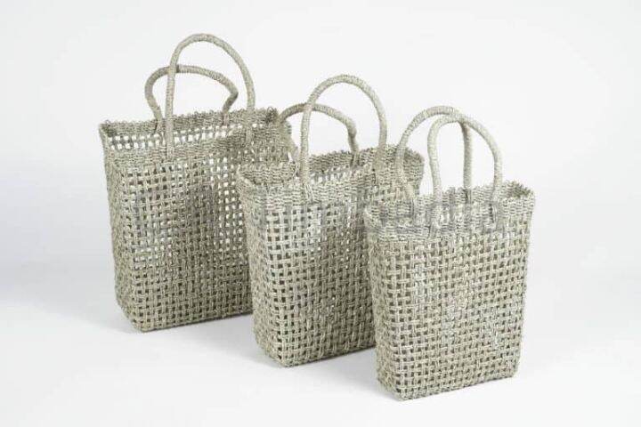Beg Jute Moden Tinggi Set 3 | Lazada