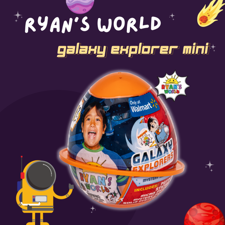 Ryan's world galaxy explorer mystery mini egg mainan ryan | Lazada ...