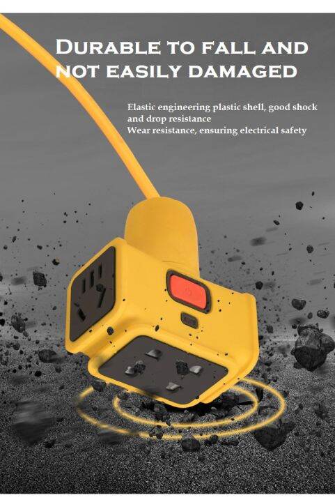 Extension Cord Socket With Cable Extra-long Plug-in Strip 10/20/30 ...