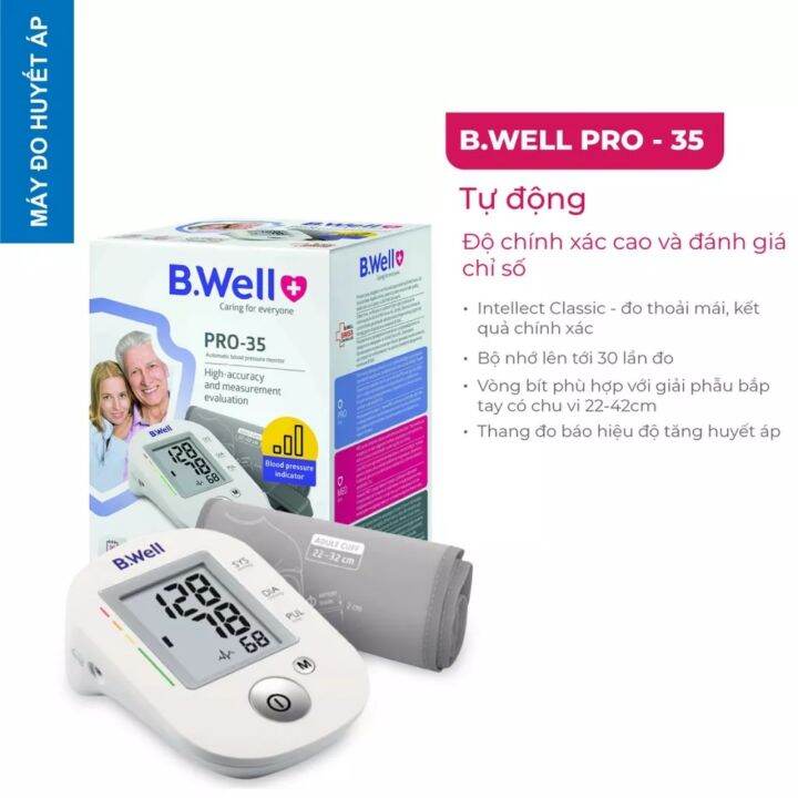 Máy đo huyết áp bắp tay B.Well PRO-35 | Lazada.vn