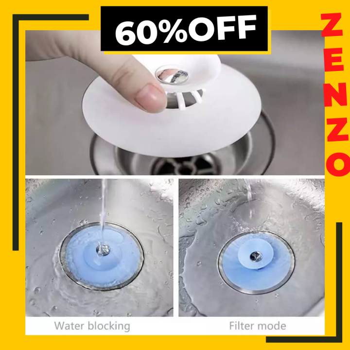 𝐙𝐄𝐍𝐙𝐎 Floor Drain Plug Rubber Bath Tub Sink Floor and Kitchen Laundry ...