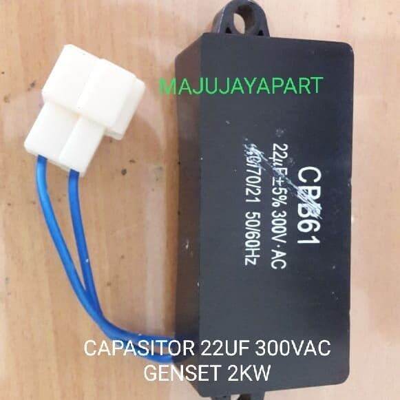 CAPASITOR 22UF 300 VAC UNTUK GENSET 2KW listrik tidak bisa tukar ...