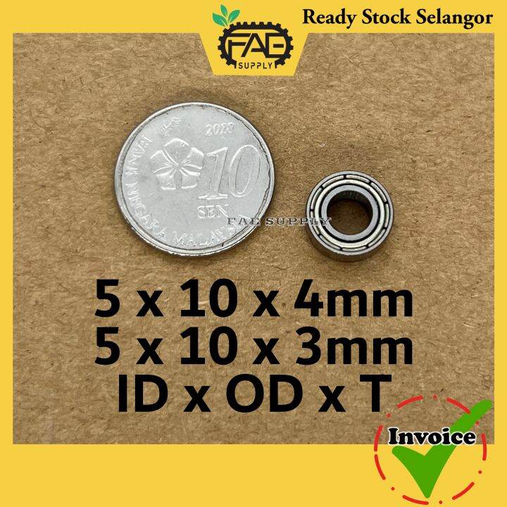 Bearing MR105 ZZ MR105-2RS 5x10x4mm MR105K3 OP SMR105K3OP HQ Stainless ...