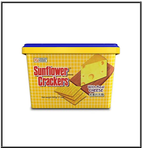 Croley Foods Sunflower Crackers with Real Cheese, 600g/21.2oz | Lazada PH