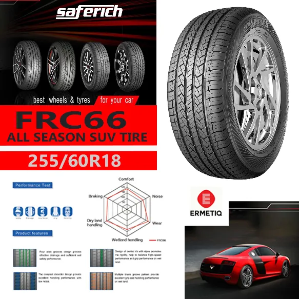 The Saferich 255/60 R18 is a high performance, all-weather tire. This tire offers exceptional ...