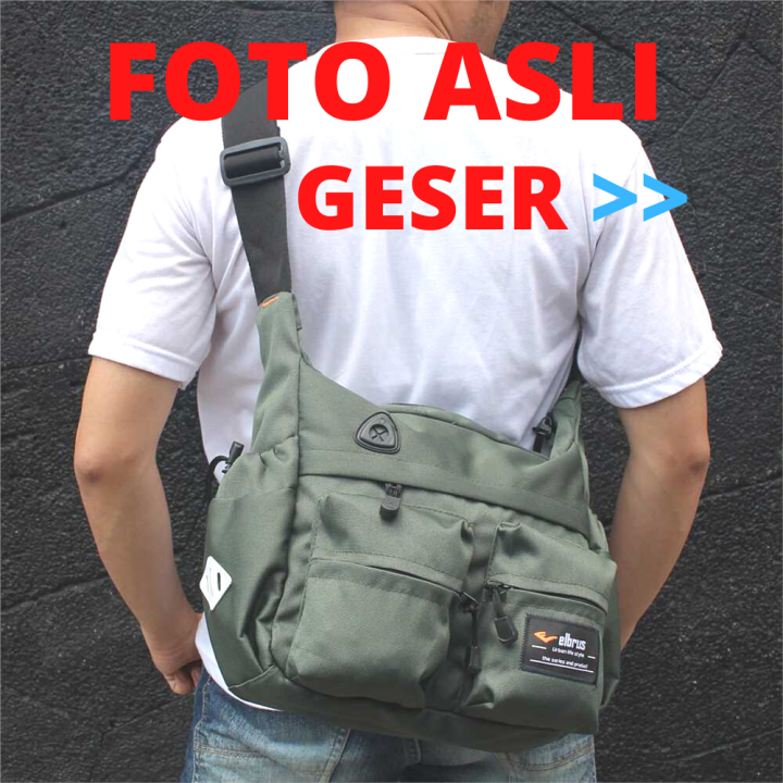 [208] NEW ARRIVAL BAYAR DI TEMPAT TAS SELEMPANG PRIA WAISTBAG SLING BAG ...