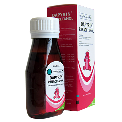 Dapyrin Dapirin Dhapirin Dapyryn sirup 60ml Obat Dapyrin sirup obat ...