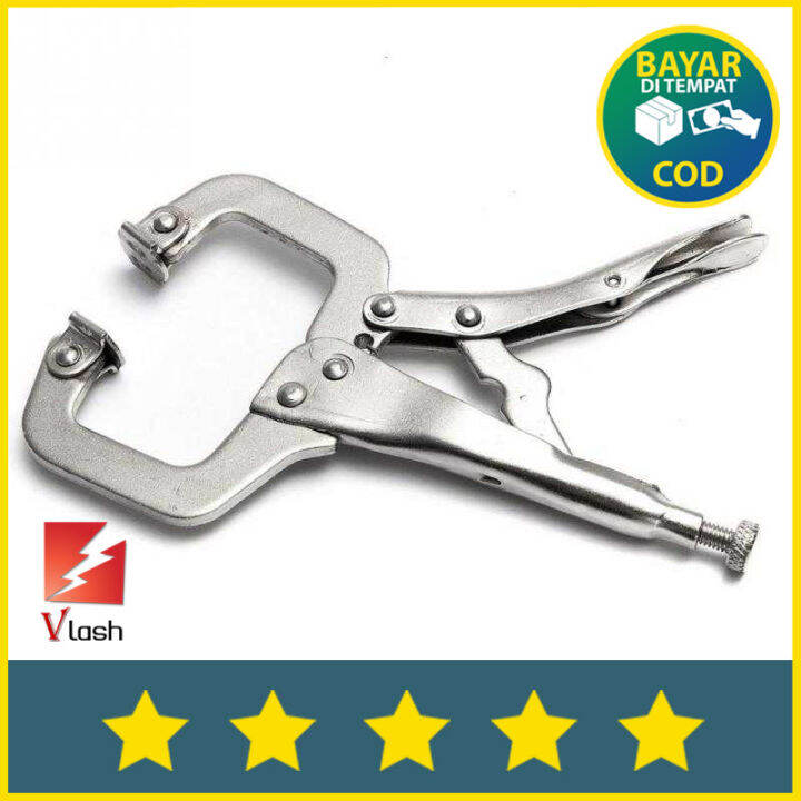 Tang Jepit C Clamp - Penjepit Besi Kayu Panas Klem C - BISA BAYAR DI ...