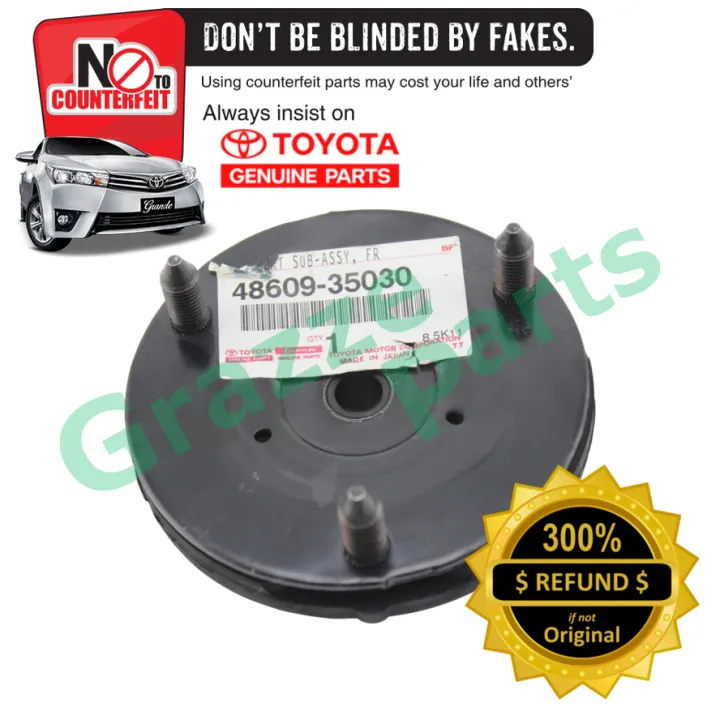 Toyota Original Absorber Mounting Front RH and LH 48609-35030 for ...