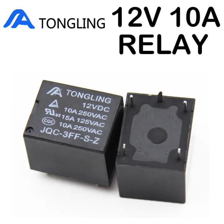 RELAY 12V 10A high current 5 pin 5 leg Relay car repair DIY home control electricity application ...