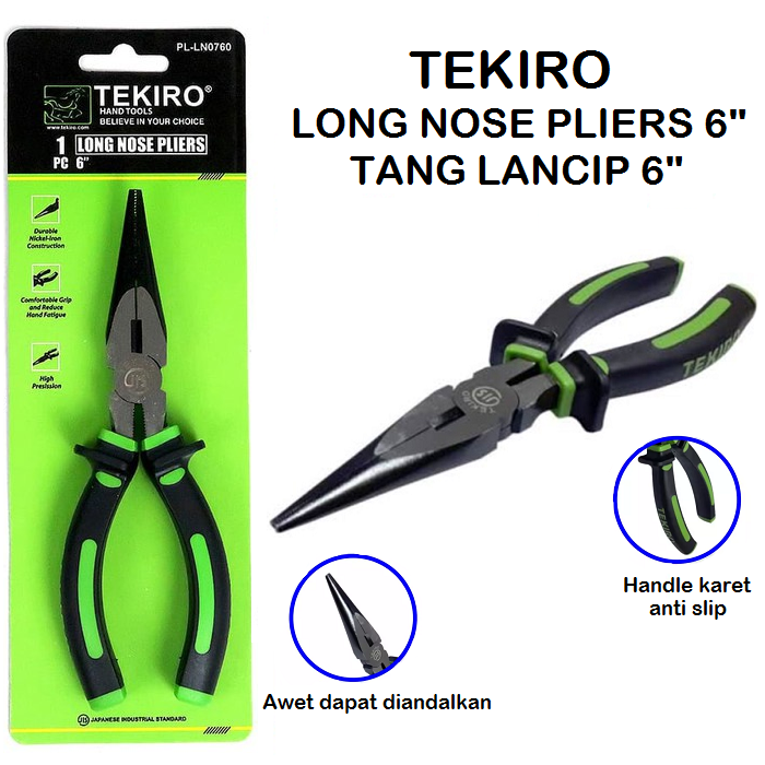 Tekiro Long Nose Pliers 6" / Tang Lancip 6 Inch | Lazada Indonesia