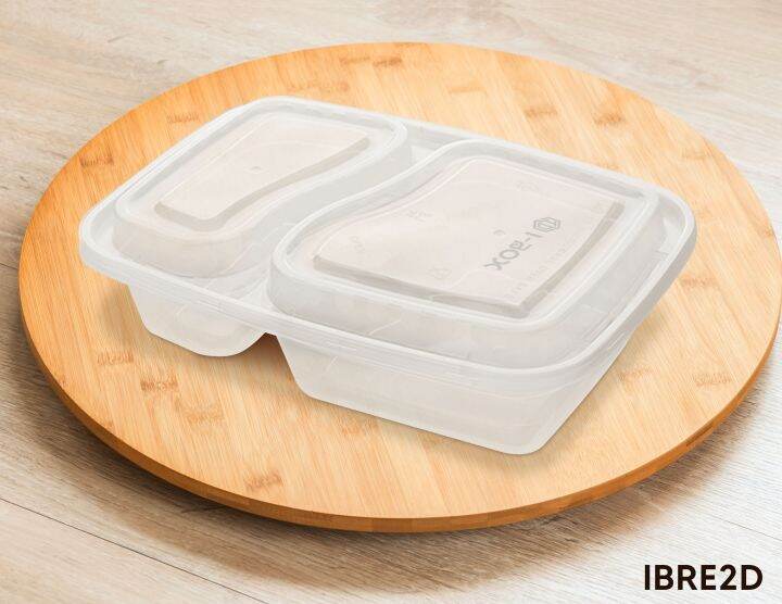 (BENTO BOX 10PCS PER PACK) 2, 3, 4, AND 5 DIVISION MICROWAVABLE PLASTIC ...