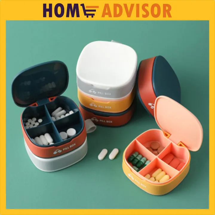 Protection pill box/Mini Pill Box Portable Pill and Vitamin Plastic ...