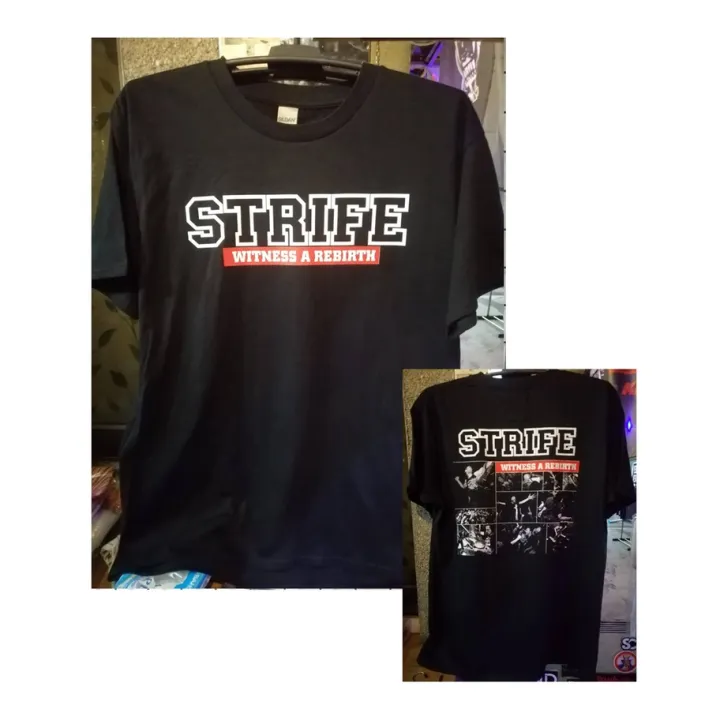 Strife Rock Band T-Shirt (Witness a Rebirth Album Print) | Lazada PH