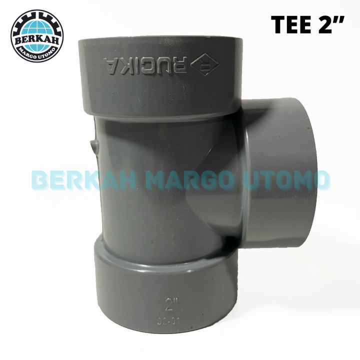 Fitting Tee Polos / Sambungan T Cabang Pipa PVC 2 inch | Lazada Indonesia
