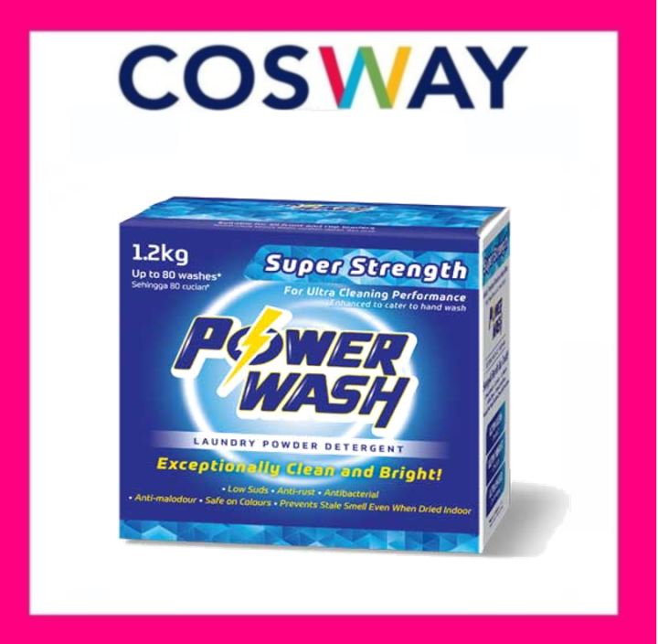 Cosway PowerWash Laundry Powder Detergent - Super Strength | Lazada