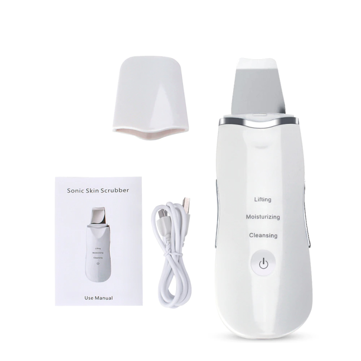 TSS Ultrasonic Face Cleaning Skin Scrubber Facial Cleaner Skin Peeling ...