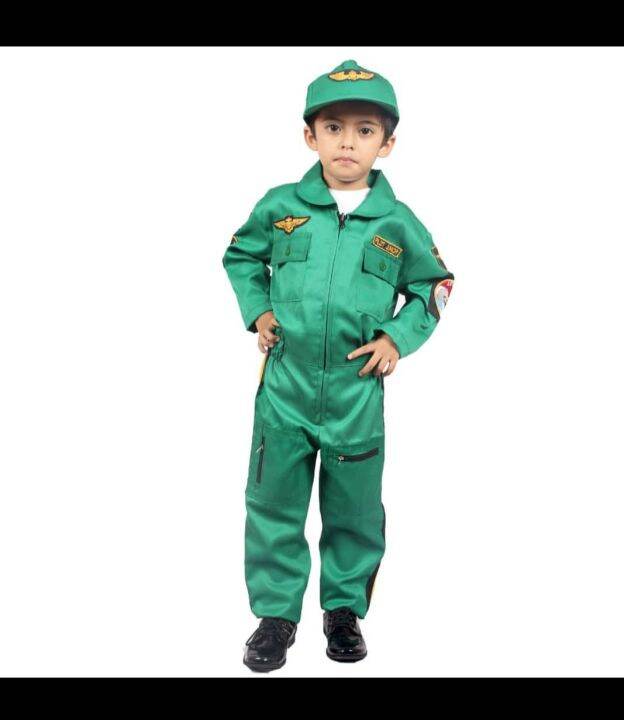 PAKAIAN PROFESI PILOT JUNIOR / WEARPACK ANAK 3 - 8 TAHUN | Lazada Indonesia