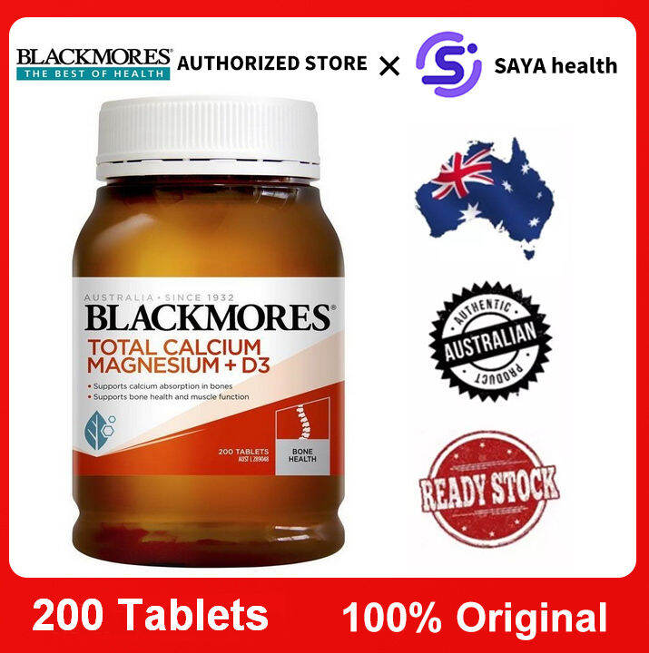 Blackmores Total Calcium Magnesium + D3 200 Tablets | Lazada PH