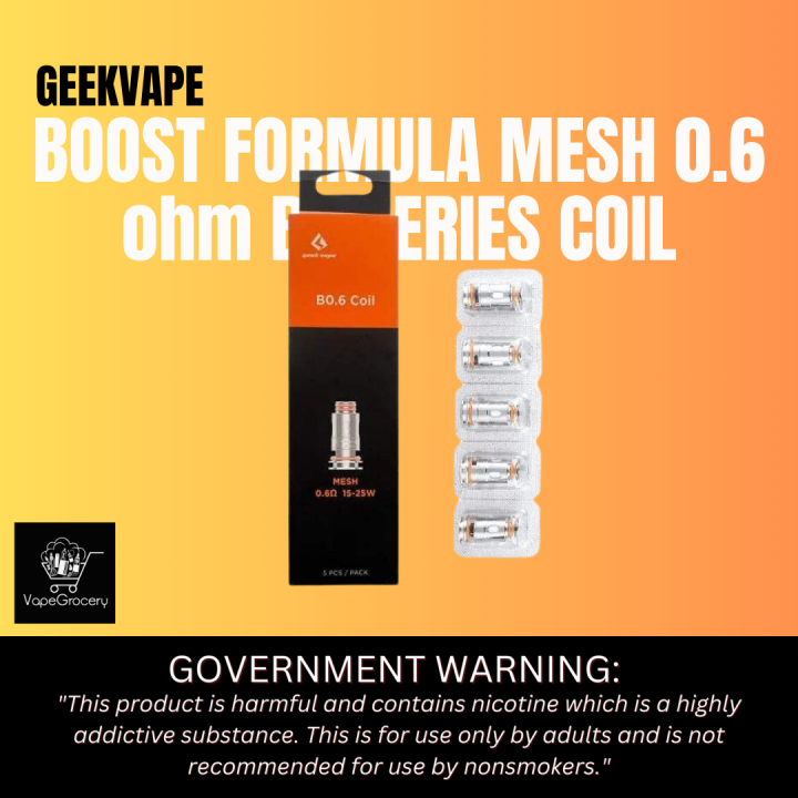 LEGIT Boost Formula mesh 0.6 ohm B Series Coil/Occ for Aegis Boost ...