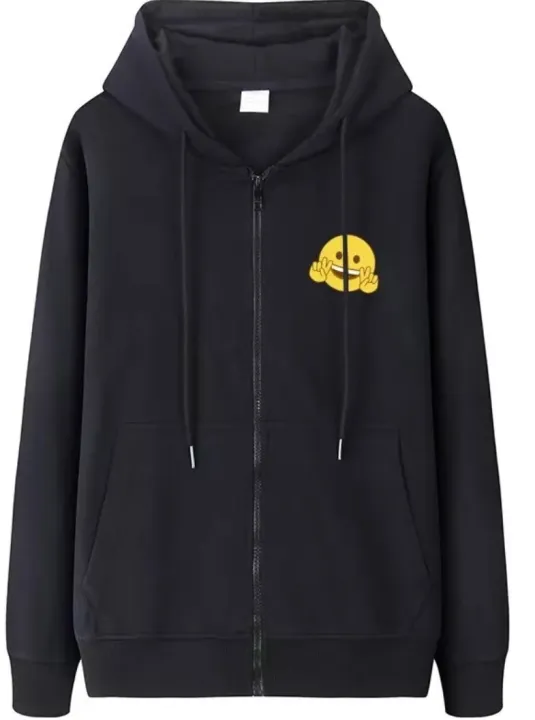 "Peace Sign" Trendy Men and Women Emoji Hoodie Jacket with Zipper ...