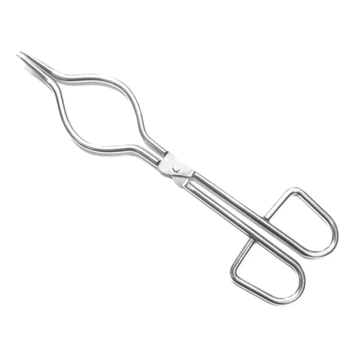 Crucible Tongs Stainless Steel Graphite Clamp Forceps Professional ... Crucible Tongs Stainless Steel Graphite Clamp Forceps Professional ...