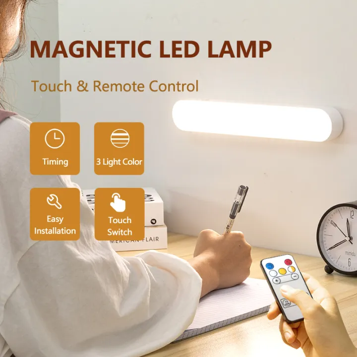 UIIN Magnetic Study Desk Table Lamp Rechargeable Led Wardrobe Closet ...