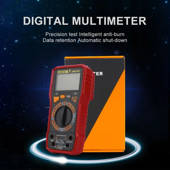 Alat Pengukur Tegangan Listrik Digital Multimeter Voltage Tester ...
