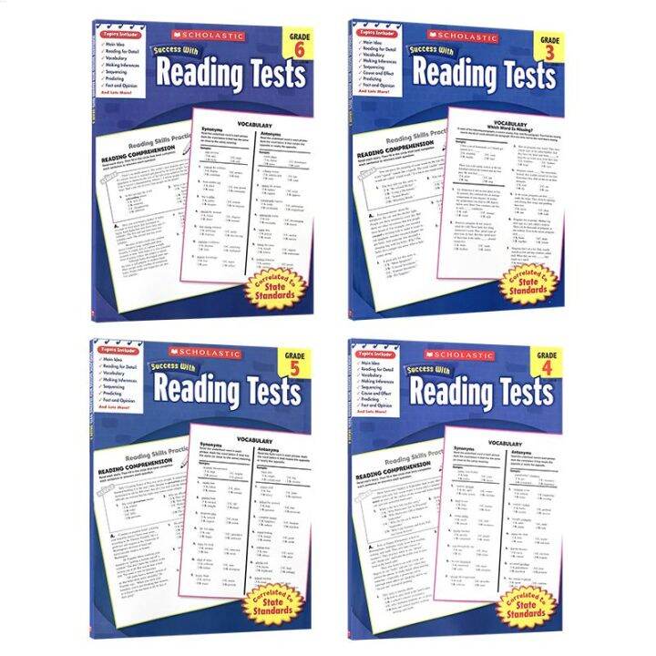 Scholastic Success with reading tests primary school exercise book 4 ...