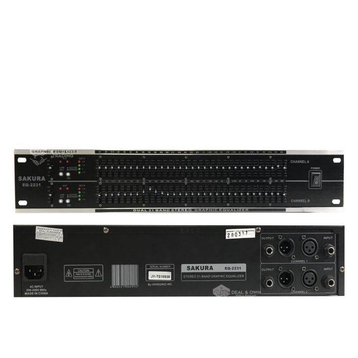 Sakura EQ-2231 31 Band Stereo Graphic Equalizer | Lazada PH