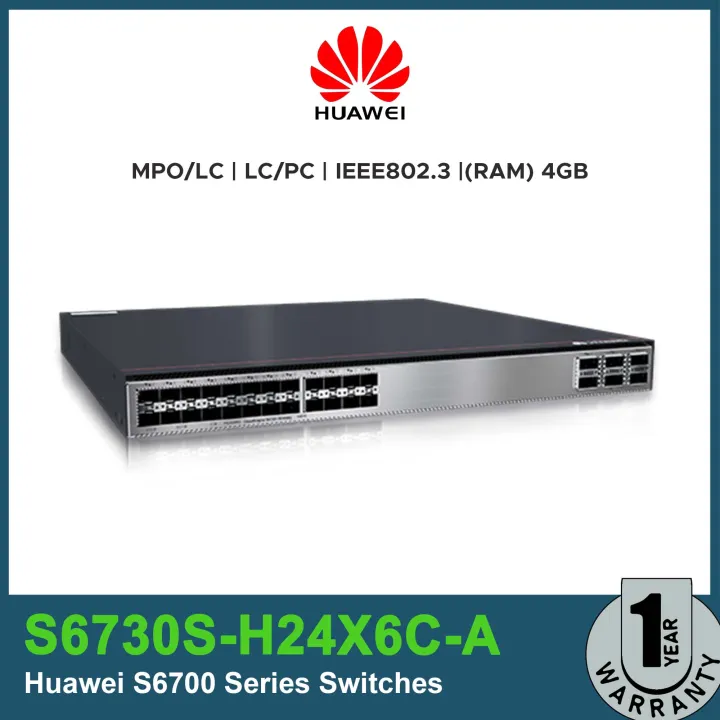 S6730S-H24X6C-A | Huawei S6730 | Huawei S6700 Series Switches | GE/10GE auto-sensing | RJ45 ...