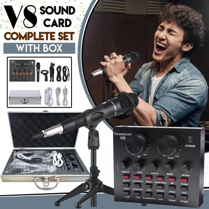 V8 SOUNDCARD COMPLETE SET WITH BOX | Lazada PH