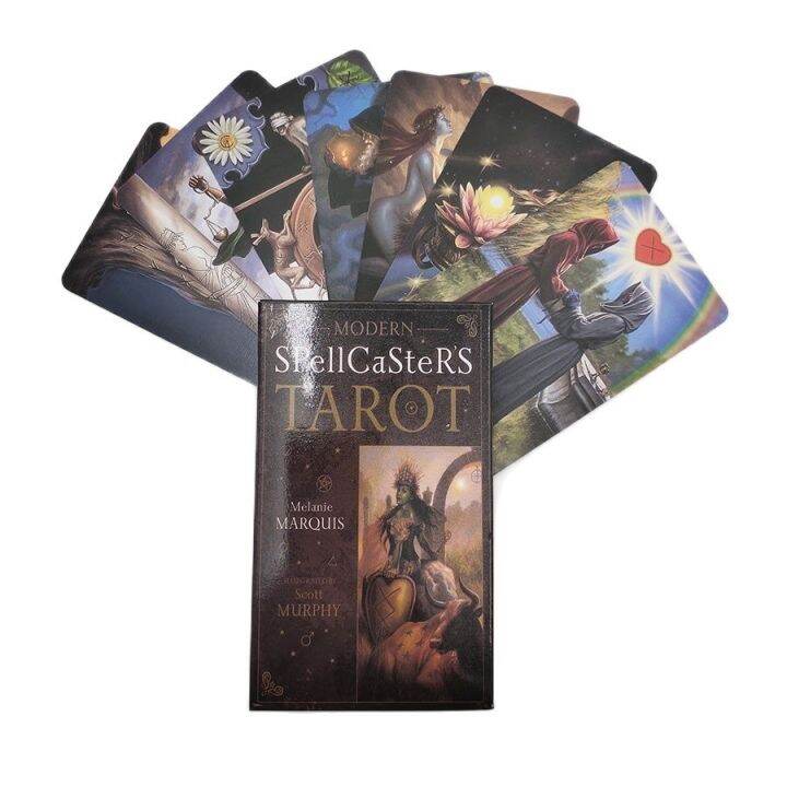 【Study the folder wel】Spellcaster Tarot Deck Divination Fate Mysterious ...