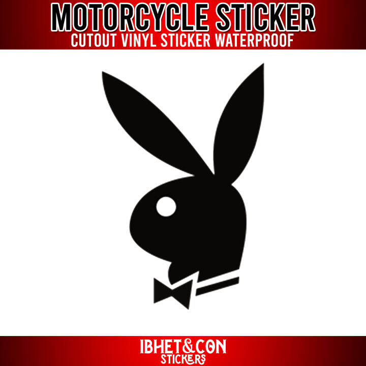 Sticker PLAYBOY (3.5x 2.3inches) Waterproof Cutout Vinyl Sticker ...