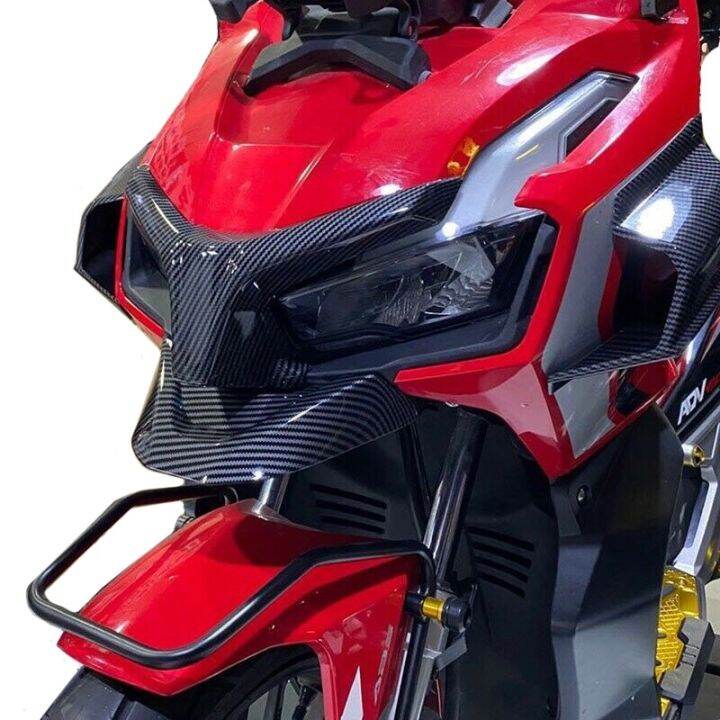 Motorcycle Headlight Headlamp Upper Cover Front Wheel Fender Mudguard ...