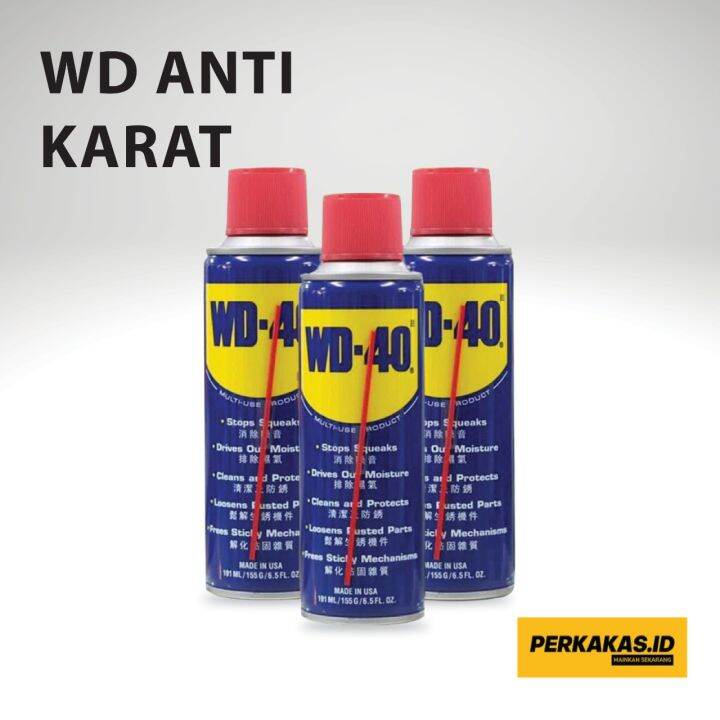 WD 40 Cairan Pelumas Anti Karat 191ml 333ml 412ml | Lazada Indonesia