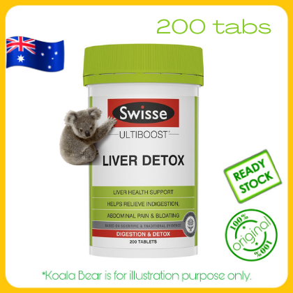 [Made in Australia] Swisse Ultiboost Liver Detox 200 tablets (100% ...