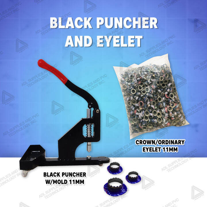 BLACK PUNCHER AND ORDINARY CROWN 11MM #EYELET #TARPAULIN EYELET | Lazada PH
